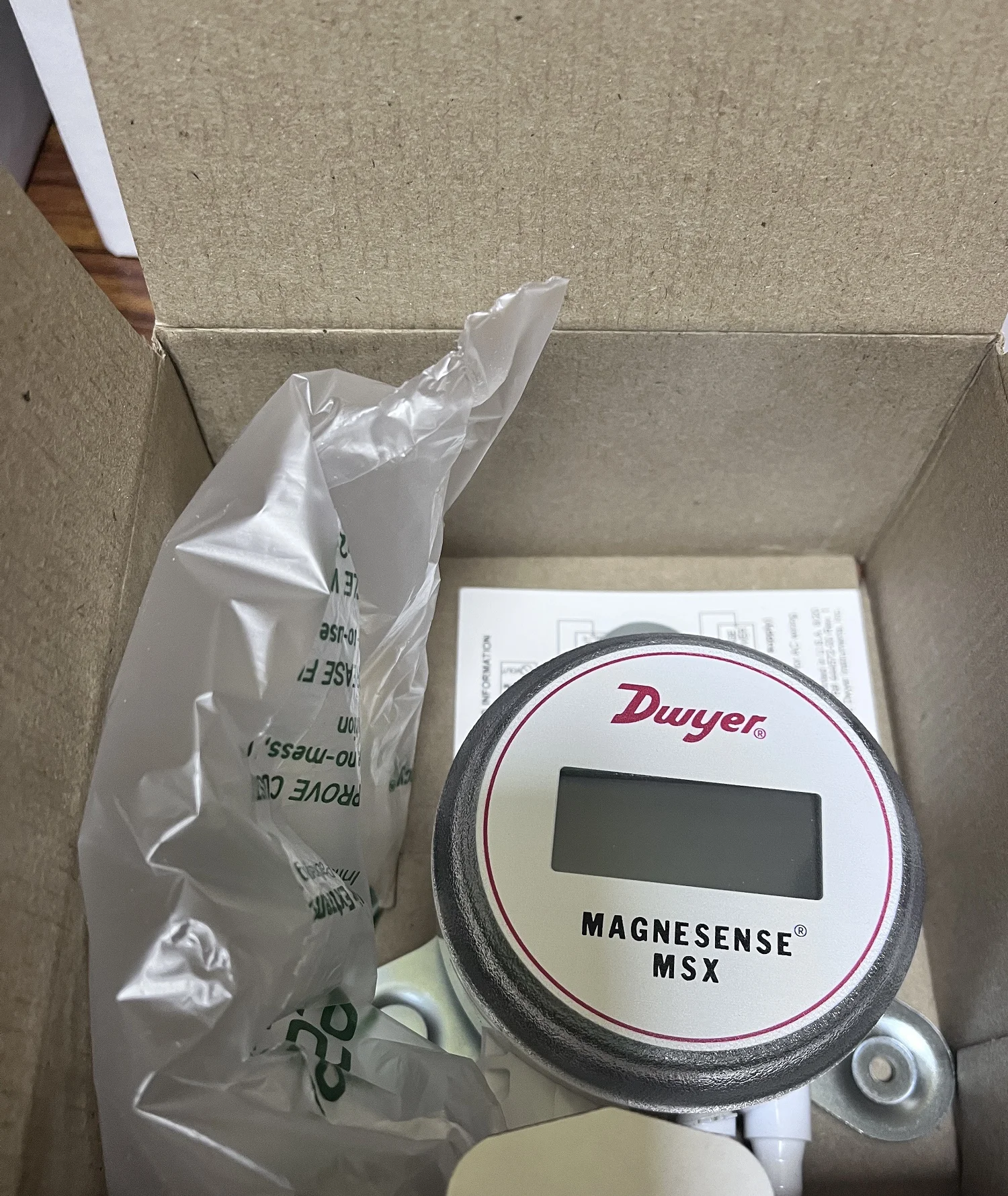 Dwyer Mangesense Differential Pressure Transmitter Msxp-w20-pa - Buy ...