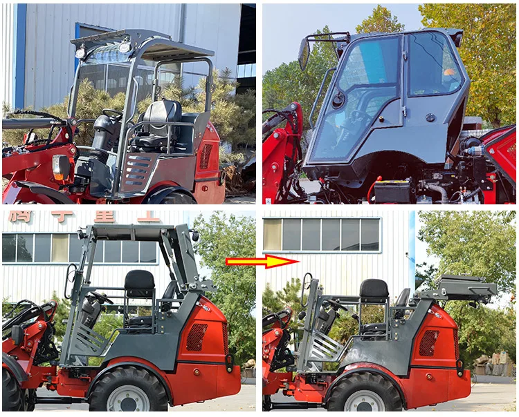 Articulated Mini Loader Dy50 Hydraulic Wheel Loader With Euro V/ Epa 4 ...