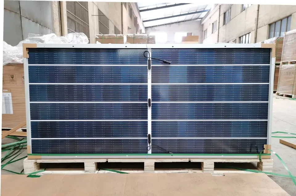 Trina Solar Panel Sun Power Bifacial Dual Glass Module 665w Maximum ...