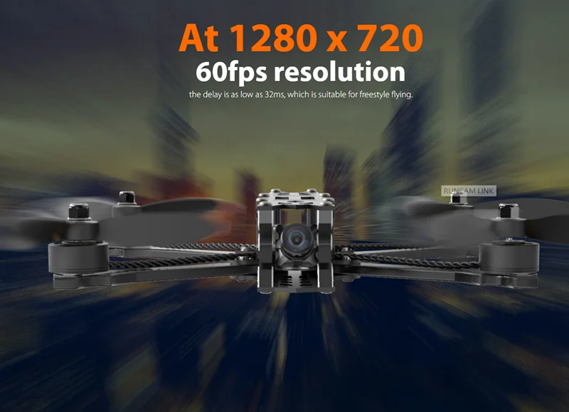 Runcam Link Phoenix Hd Kit 1280*720 60fps Digital Up To 4km 32ms Low ...