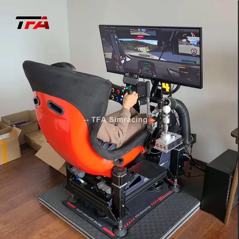 Aluminum Triple Monitor Sim Racing Rig Cockpit | OEM/ODM