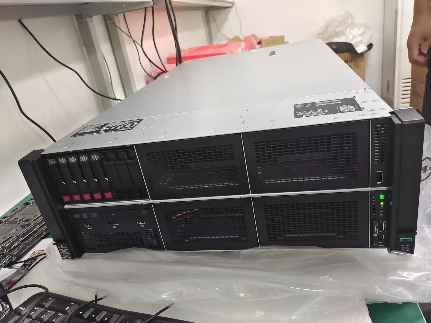 Original Hpe Proliant Dl580 Gen10 4u Rack Server 8sff Intel Xeon 5220 ...