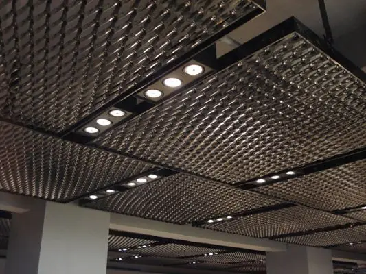 6mm Thick Heavy Duty Expanded Metal Mesh Construction Wire Mesh Walkway ...