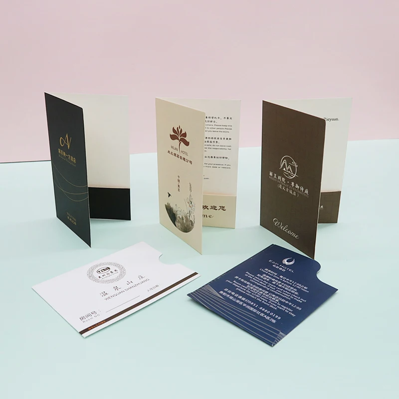 Wholesale Hotel Key Card Holder Sleeve Custom Keycard Envelopes Room ...
