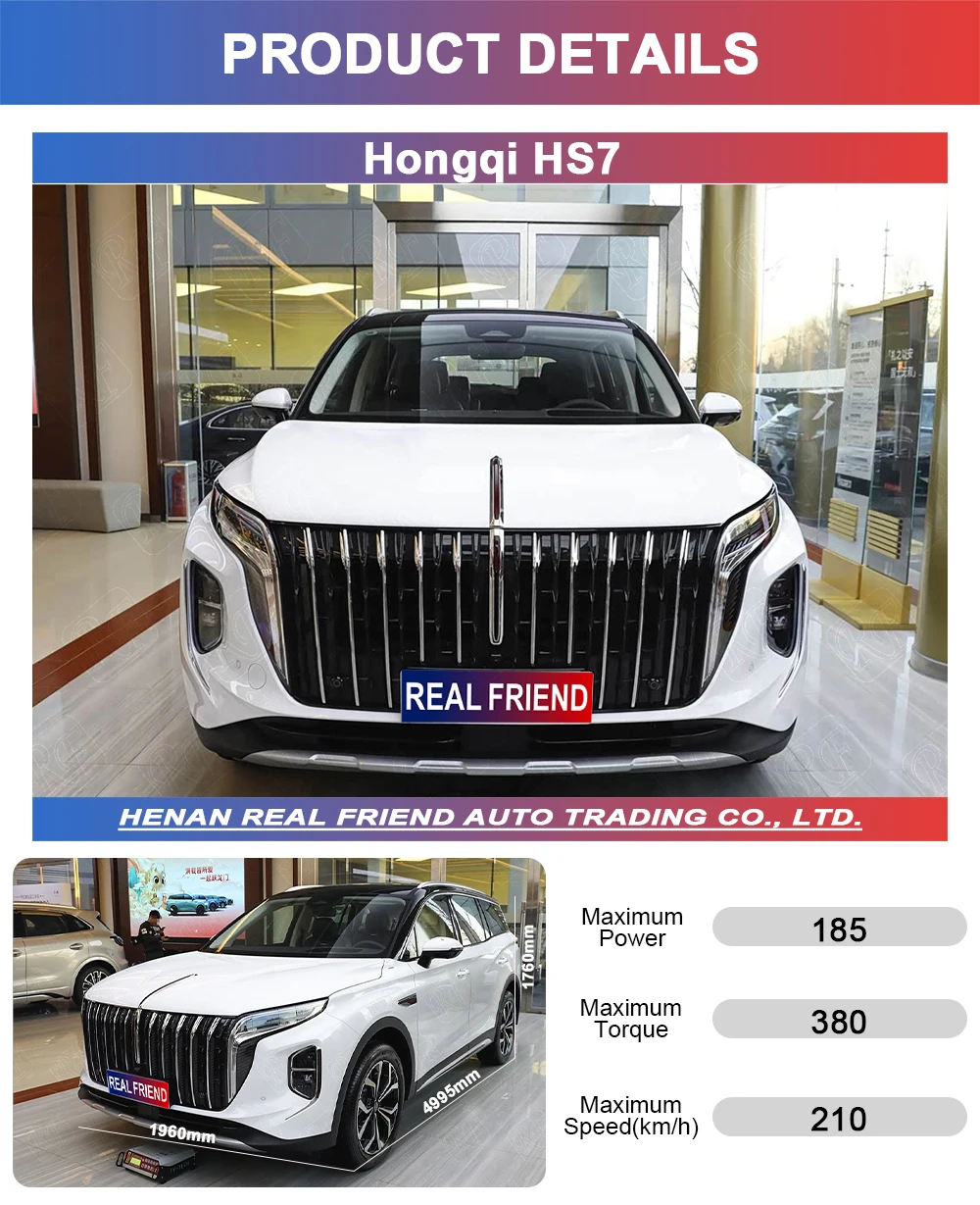 Hongqi Hs7 Vehicle 2025 Hongqi Hs7 Suv Petrol Used Cars| Alibaba.com