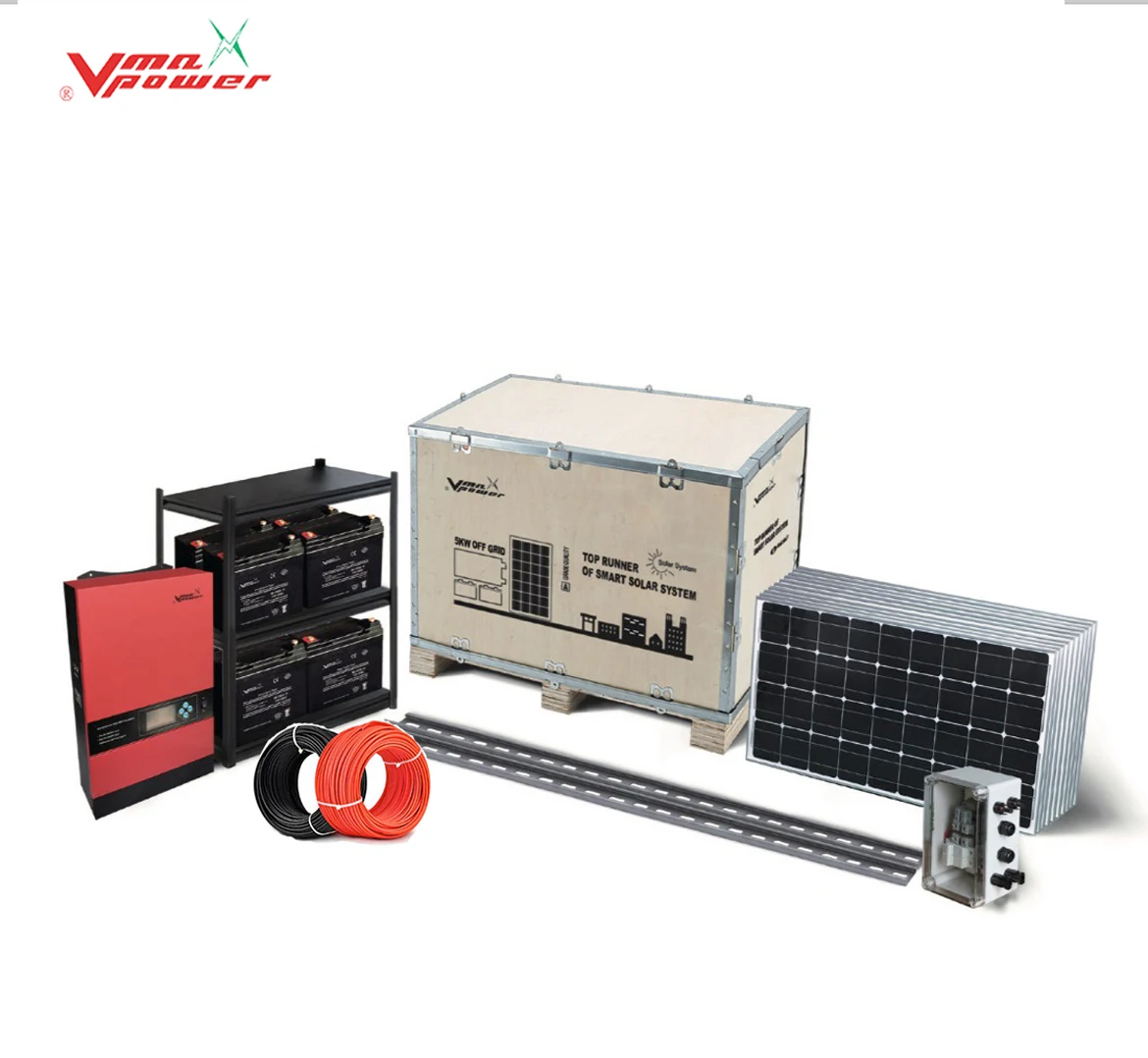 Vmaxpower 10kw Solar Power Generation System Electricity Storage System For Home With Lithium ...