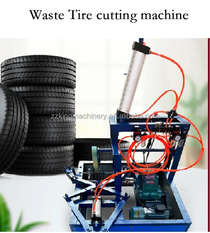 High Efficiency Tyre Recycling - Cutting & Recycling Machine