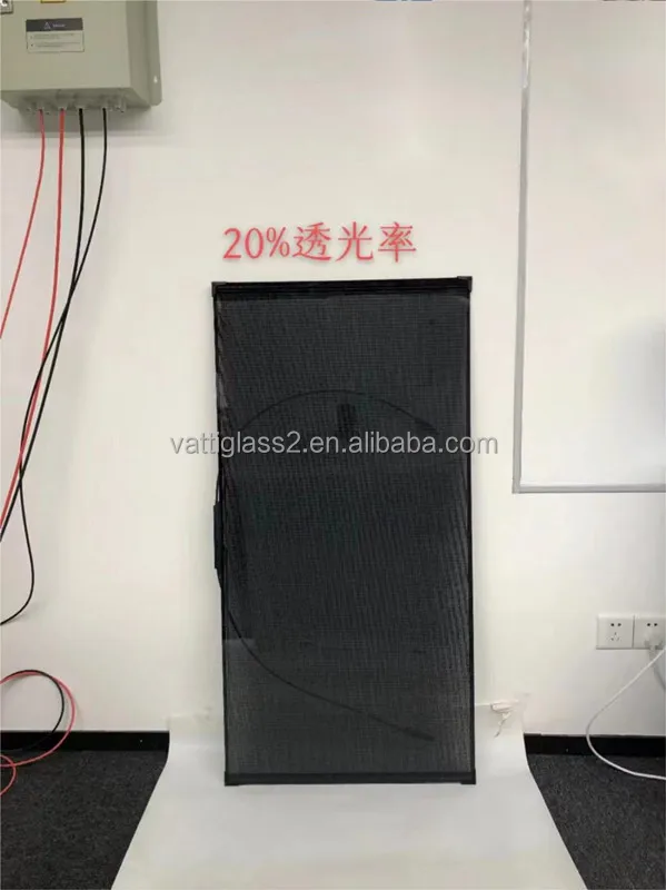 BIPV New Energy Cdte Solar Laminated Glass Panel Power Generation Glass