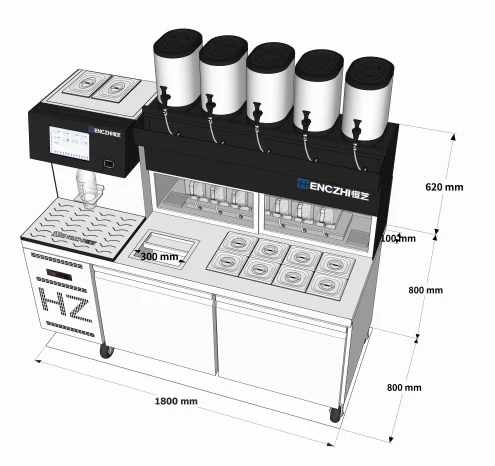 HENGZHI Intelligent Fully Automatic Boba Tea Maker Machine