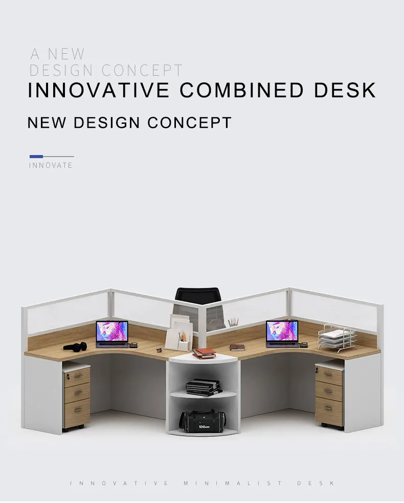 New Arrival Modular W Shaped Corner Desk Workstation - Modern Eco ...