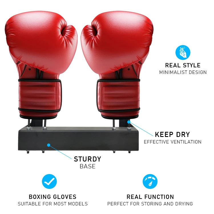 Jh-mech Boxing Glove Rack - Durable Metal Storage Solution