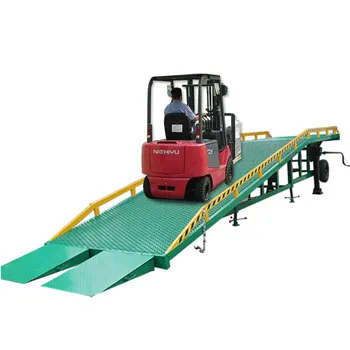 10 Ton Mobile Loading Dock Ramp Logistics Container Unloading Platform ...