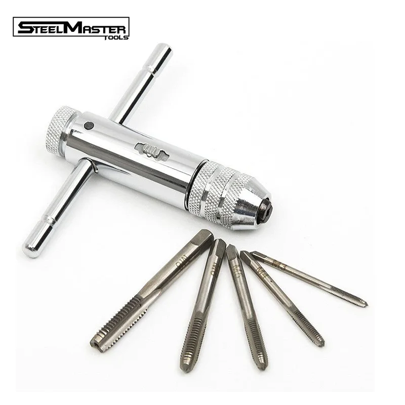 Twister Tapping Extended Tap And Adjustable T-handle Ratcheting Tap T ...