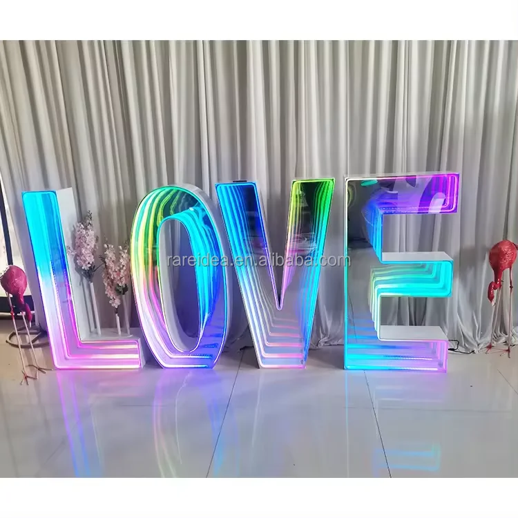 Stand Marquee Light Up Symbols Wedding Neon Letters For Wedding Event ...