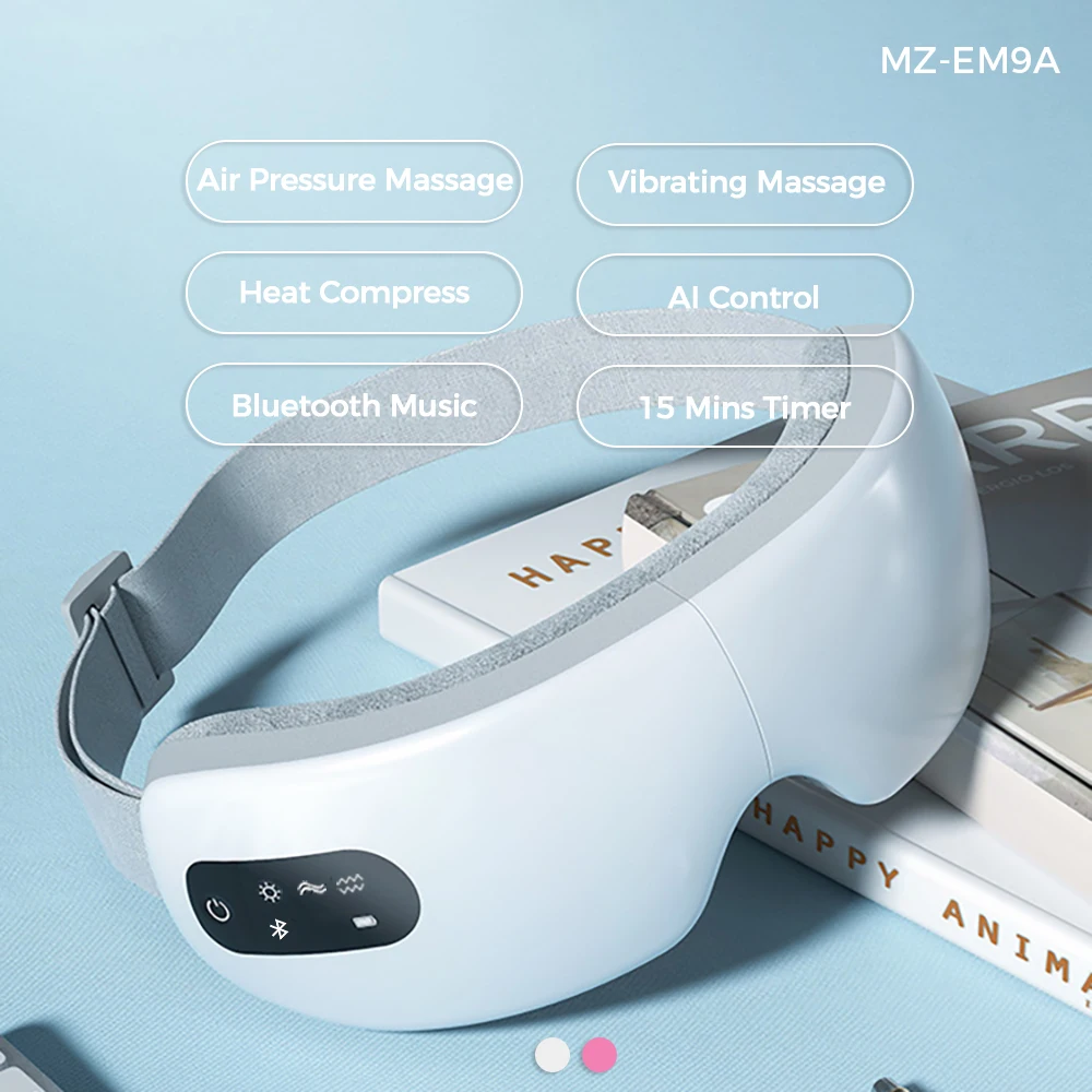 Intelligent Eye Care Massager with Heat & Vibration - 4D Smart Airbag ...