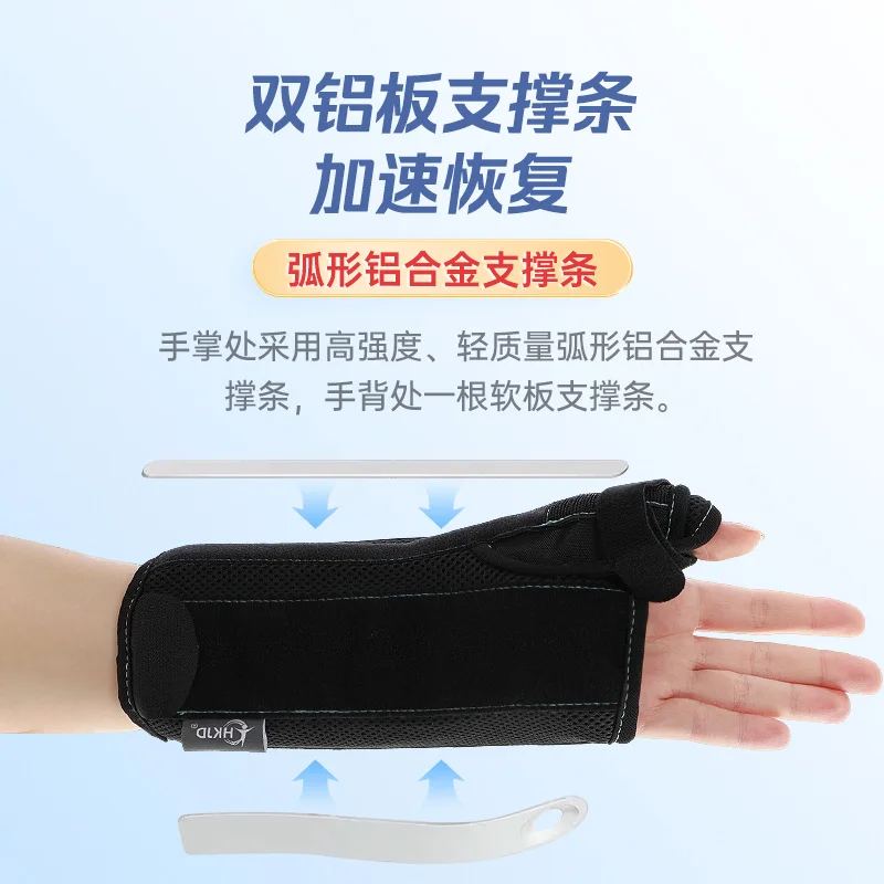 HKJD Adjustable Medical Hand Thumb Wrist Brace Support Splint Rotary ...