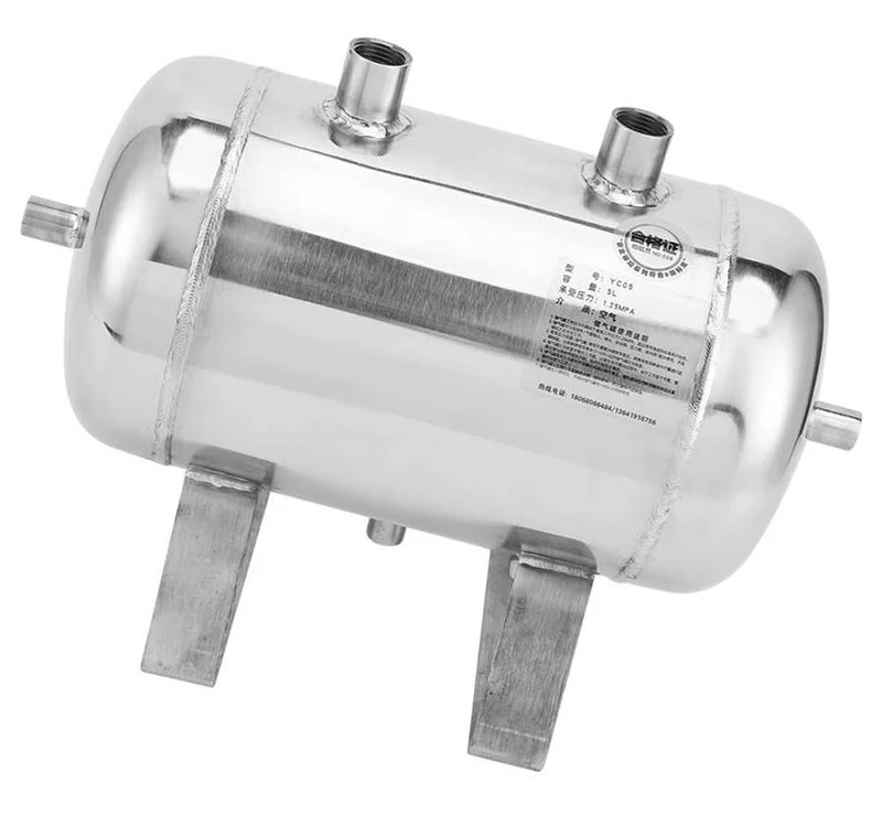 Horizontal Water Tank Customized Stainless Steel Small Air Reservoir ...