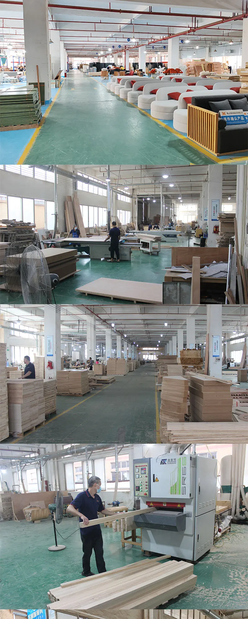 Nordic Minimalism Custom Storage Wood Murphy Wall Bed With Sofa Living ...