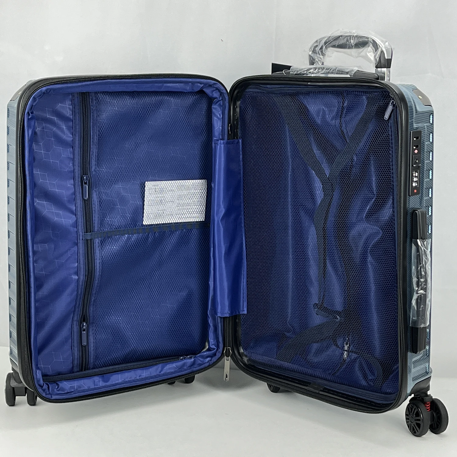 Double Handle Trolley Suitcase Set New Design Luxury Cup Holder Travel ...