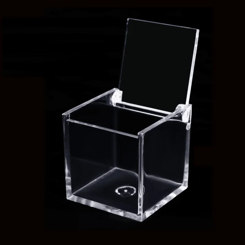 Wholesale Square Clear Plastic Flip Candy Box Party Favor