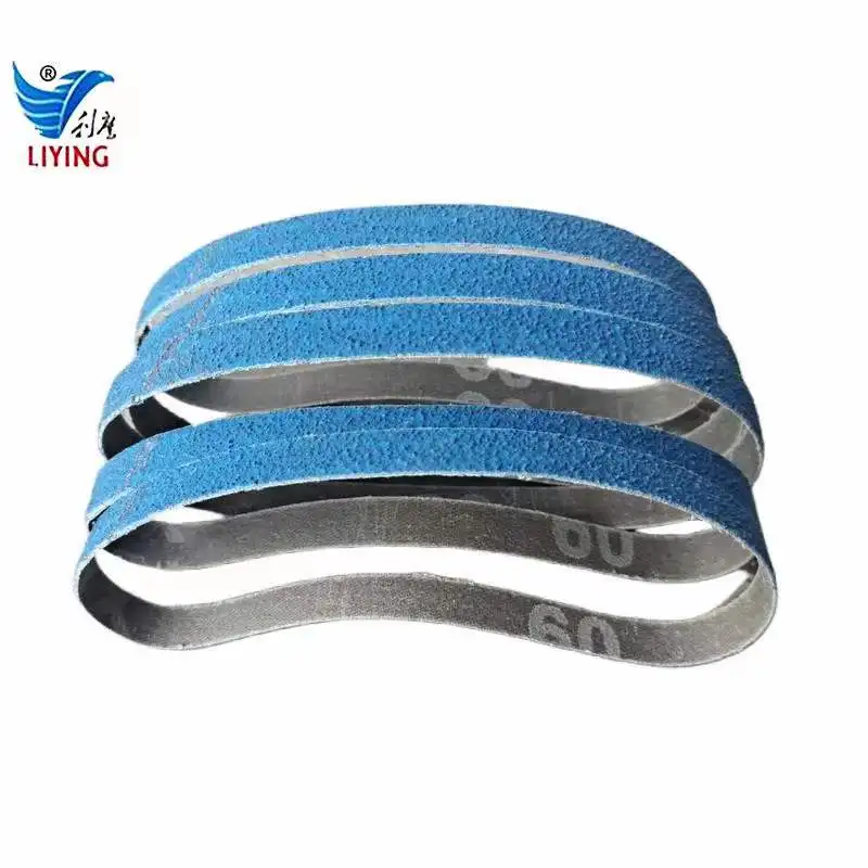 Liying Zircon Abrasive Blue Sand Belt Polishing Belt 520*20 Grit 60# 80 ...