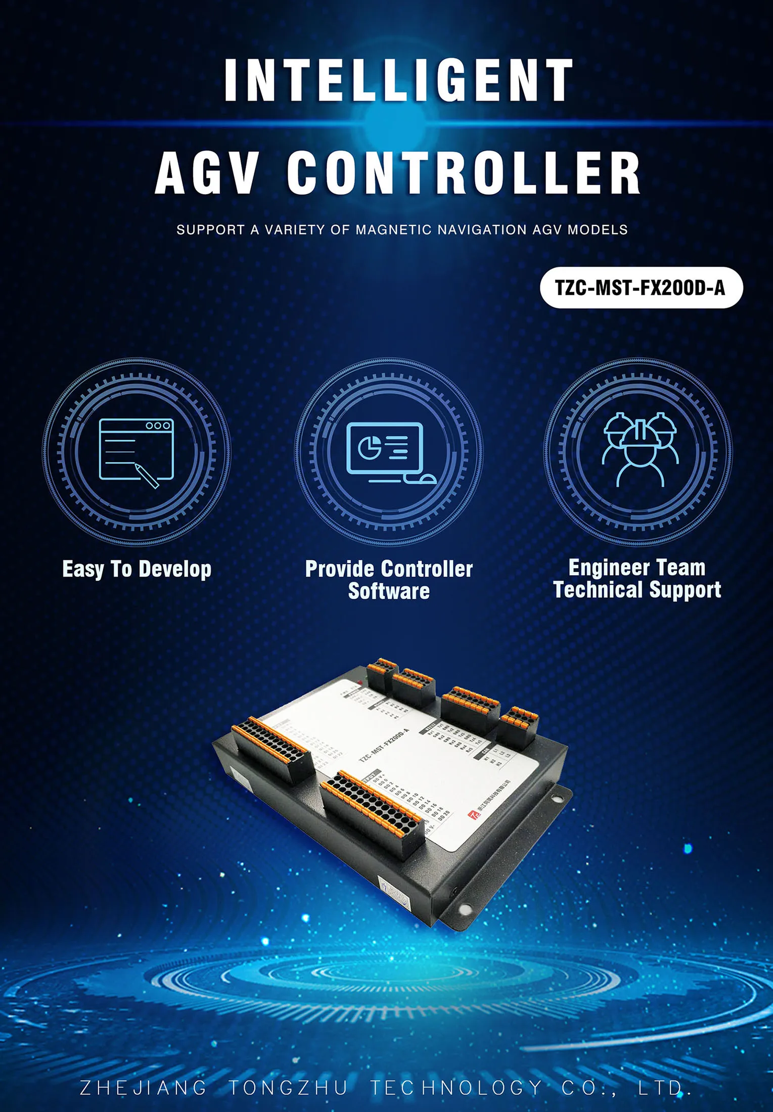 TZBOT Smart AGV Controller - Reliable and Efficient