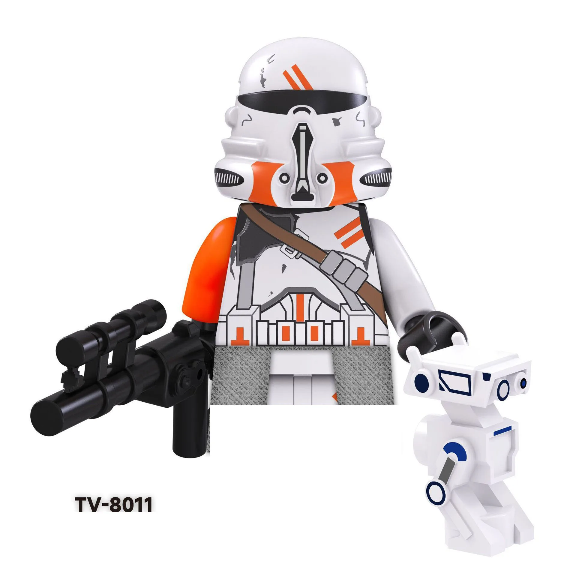 Wm Blocks Star Clone Trooper Han Solo Mandalorian Space War Building ...