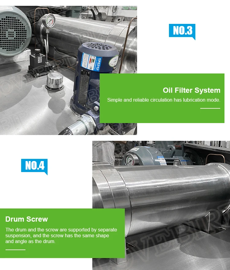 Small Lab Scale 500l/h Laboratory Decanter Centrifuges Centrifuge ...