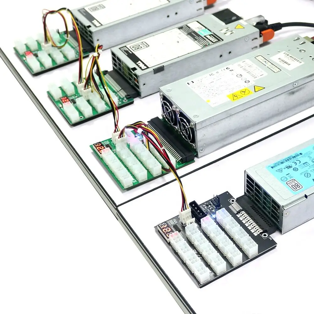 12 Port 6pin Connector Led Display 12v Power Module For Psu Adapter ...