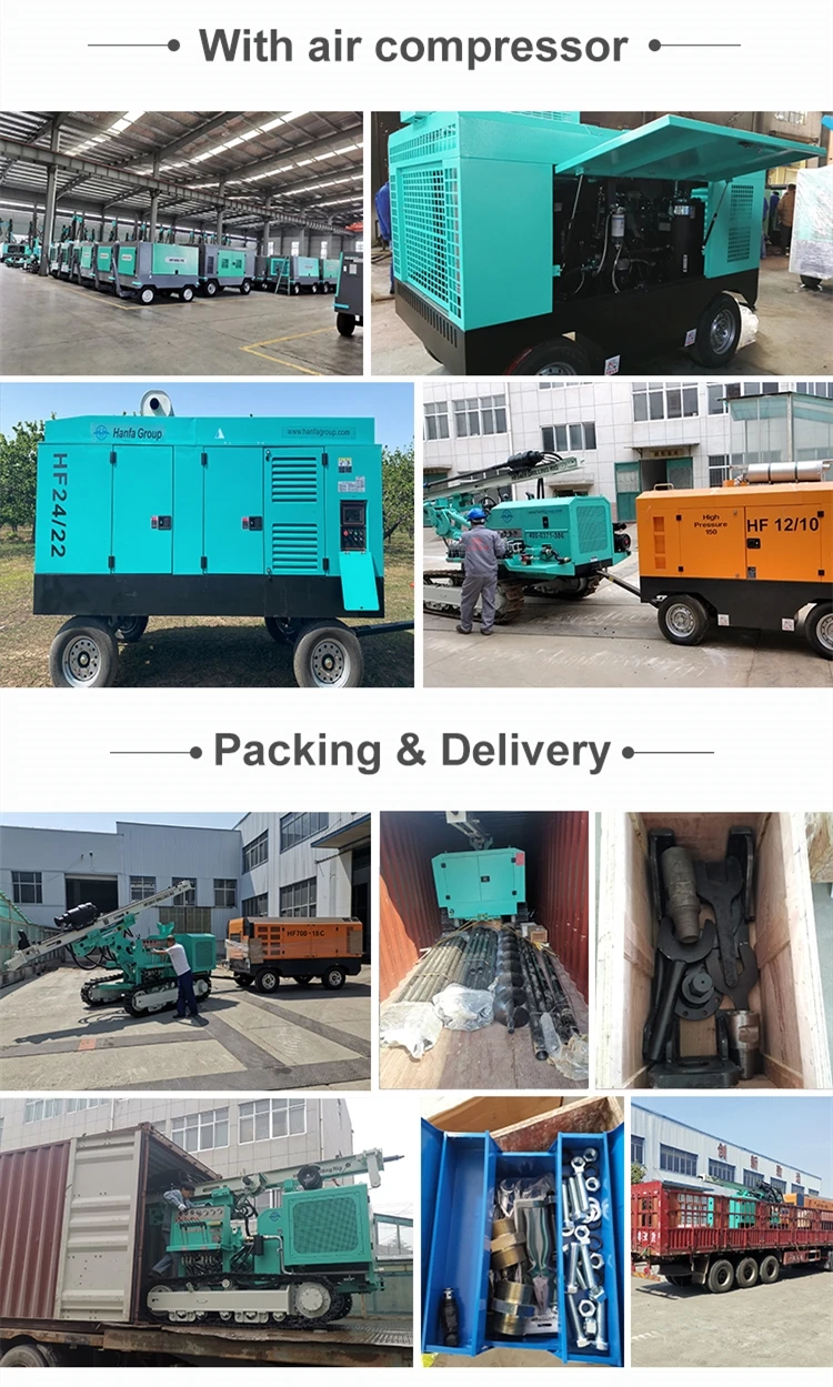 High Quality Hydraulic Borehole Photovoltaic Solar Pile Driver