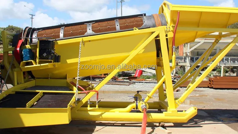 20TPH Rotary Trommel Drum Wash Plant - Efficient Gold Processing