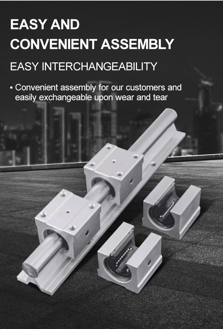 Cnc Linear Motion Block Sc8/10/12/13/16/20/25/30/35/40/50vuu Low Noise And High Precision Linear ...