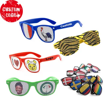 Hot Sell Promotional Party Custom Logo Printing Pinhole Lens Sticker ...