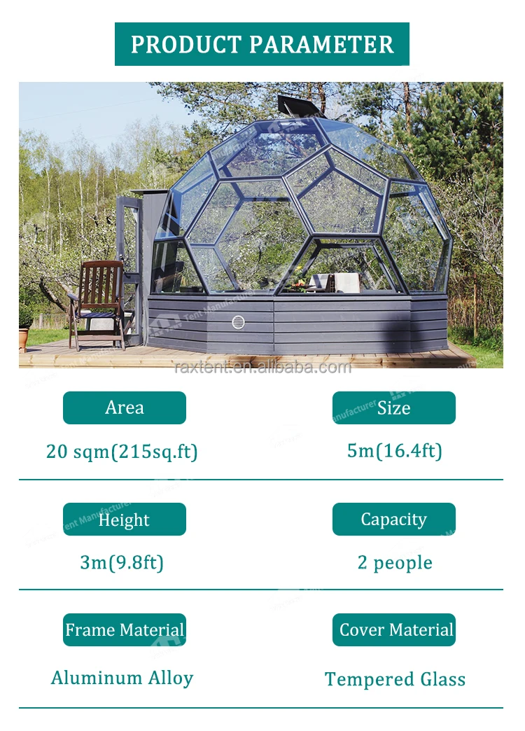 Transparent Glass Dome Tents - Durable & Stylish Solutions