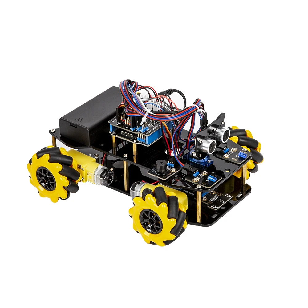 Acebott Esp32 Cam Omni Wheel Robot Kit Programmable Obstacle Avoidance ...