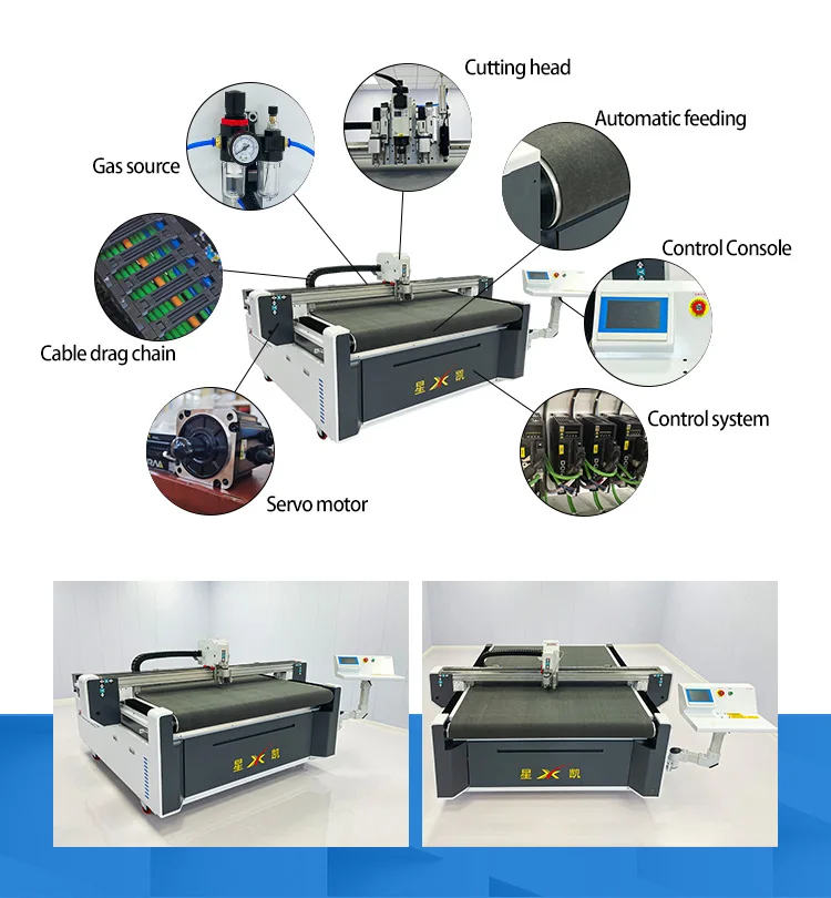 XK1615 Leather Cutter | Automatic Shoe Pattern Cutting Machine for ...