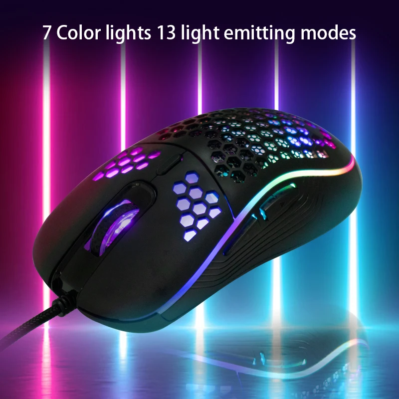 Wholesale 7200DPI Optical Gaming Mouse - Ergonomic RGB USB