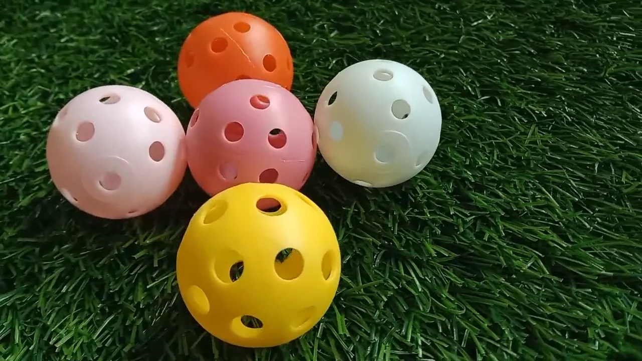 Wholesale 40mm Airflow Plastic Golf Balls Practice Golf Balls Hollow ...