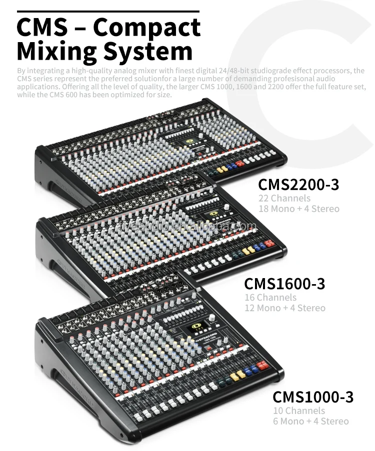 Top Quality 1:1 Dsp Cms1000-3 Professional Audio Mixer Console Dynacord ...