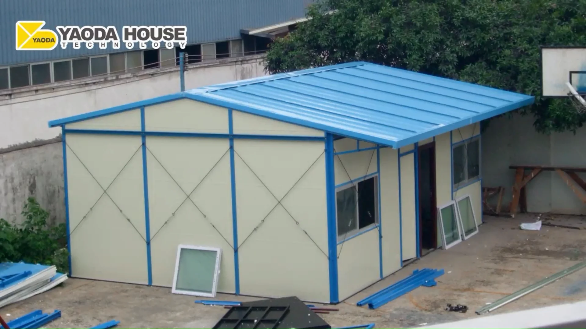 Yaoda Modular Prefabricated Houses For Knockdown House Labour Camp Easy ...