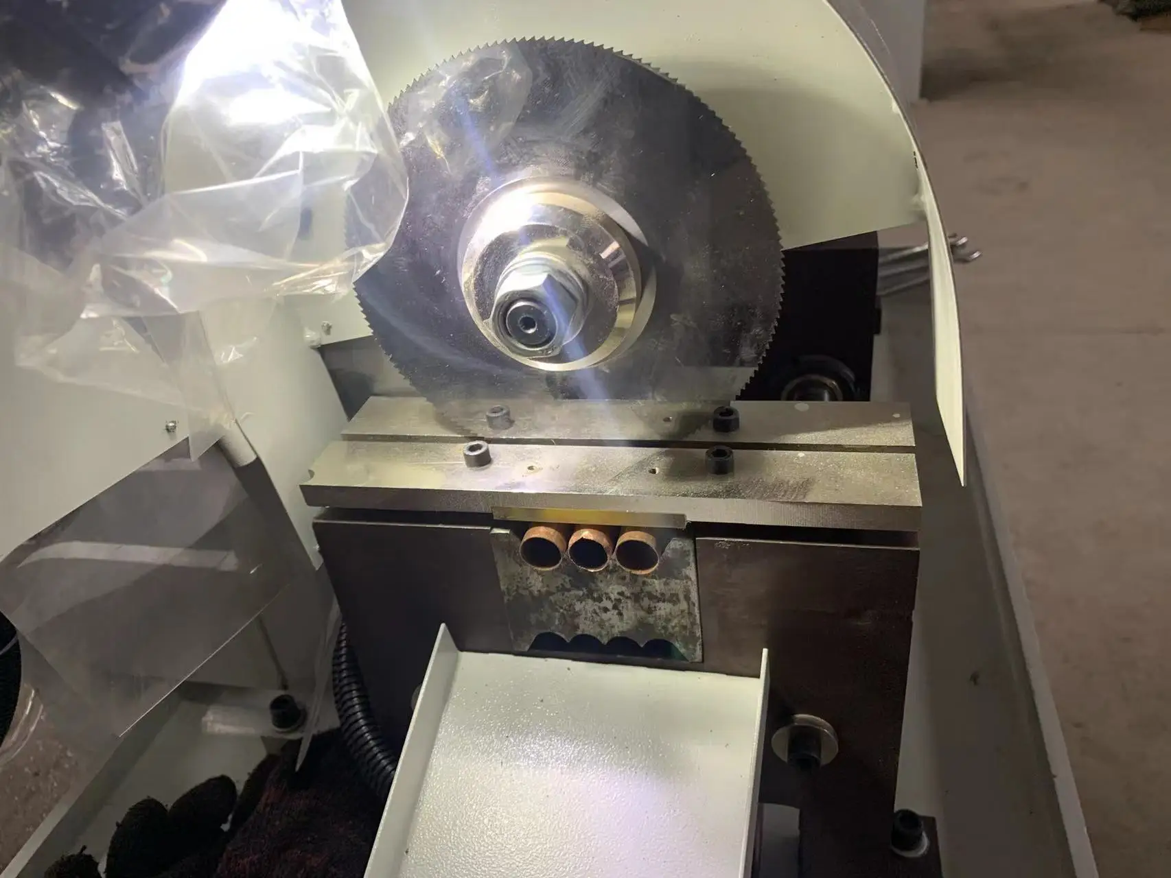 Br250 Cnc Intelligent Thin Walled Copper Brass Tubes Automatic Cutting ...