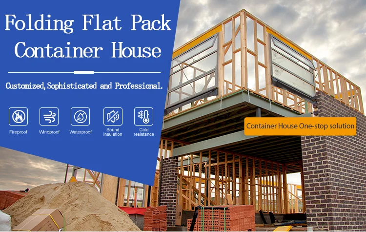 Folding Flat Pack Container House Prefab Container House Flat Pack ...