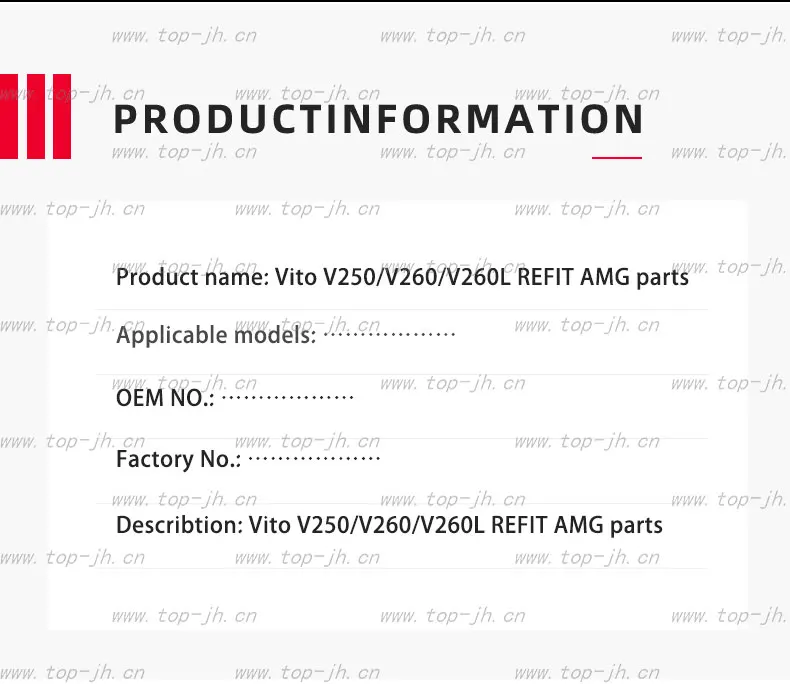 Vito V250/V260/V260L REFIT AMG - Enhance Your Mercedes-benz