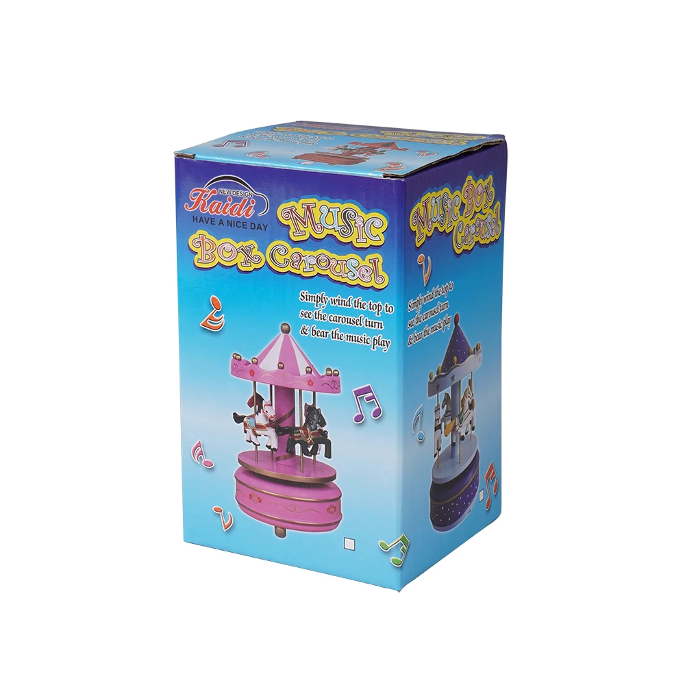 Xmas Carrossel Decorative Eco Plastic Xmas Caja De Musical Mechanism ...