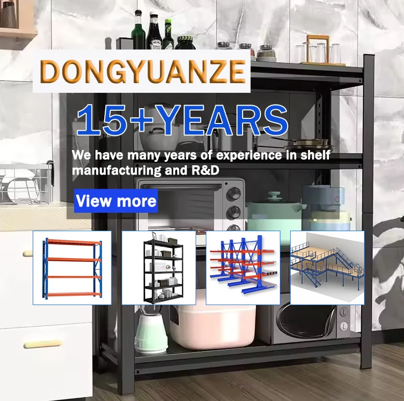 5 Level Boltless Corner Metal Racks Storage Warehouse Logistics Shelf ...