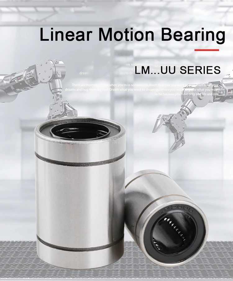 Hot Sale Lm4uu Lm6uu Lm8uu Linear Motion Bearing Lm Series Linear Ball ...
