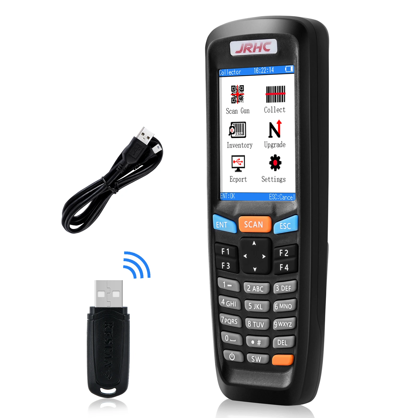 Jr S-6606 2d Qr Warehouse Inventory Management Scanner Wireless Barcode ...