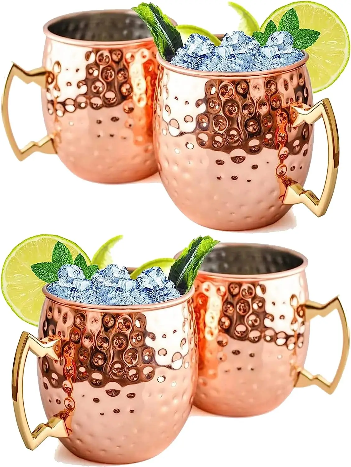 Moscow Mule Copper Mug Sublimation Copper Plated Stainless Steel Multi ...