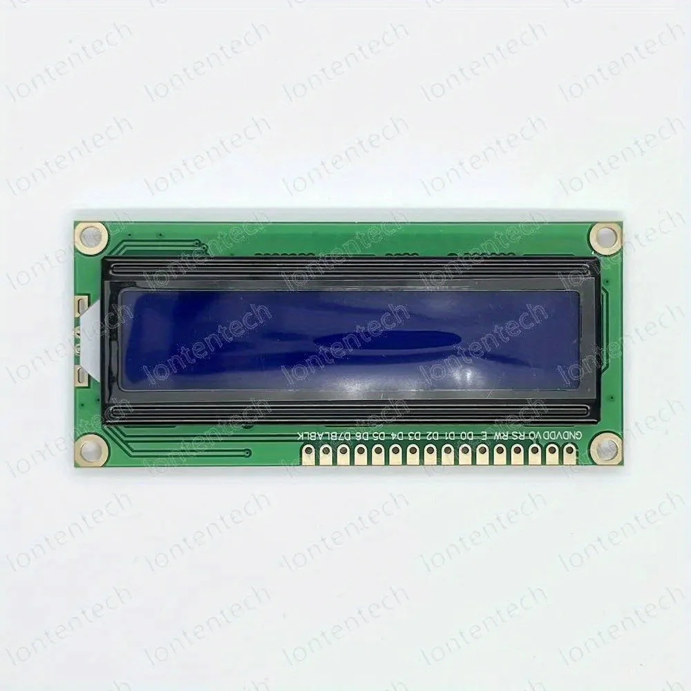 Lcd - Hy-1602f-001 Module Green Screen 16x2 Character Display Module ...
