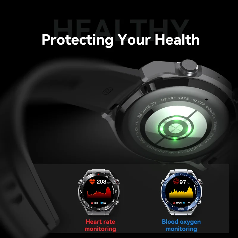 2024 Newest Hw5 Max Ecg Watch Non-invasive Blood Glucose Monitoring ...